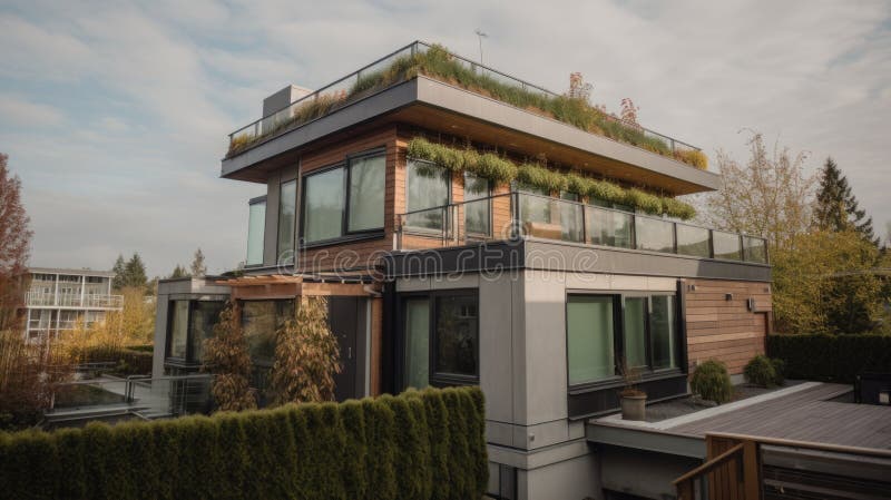 Home Architecture Design in Rustic Style with Log Cabin Stock ...