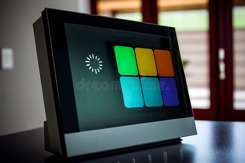 Home Automation Smart Security And Automated System Stock