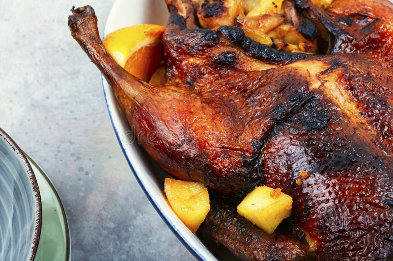 Home baked duck stock image. Image of homemade, baked - 274658717