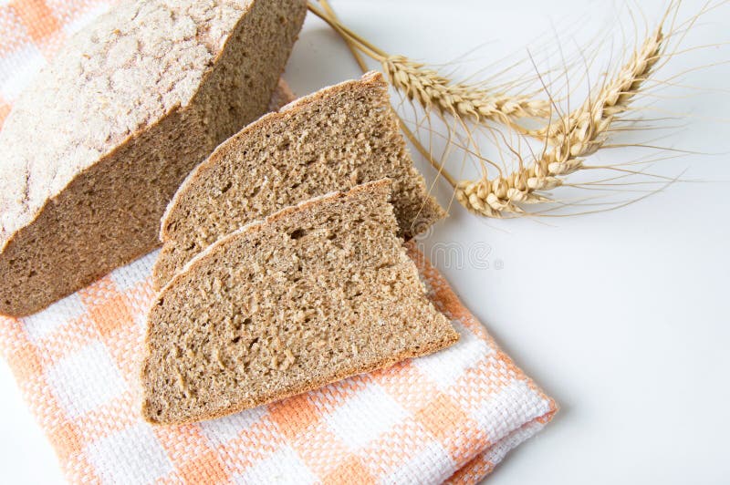 Home Baked Rye Bread Slices Stock Photo - Image of grain, cereal: 86122670