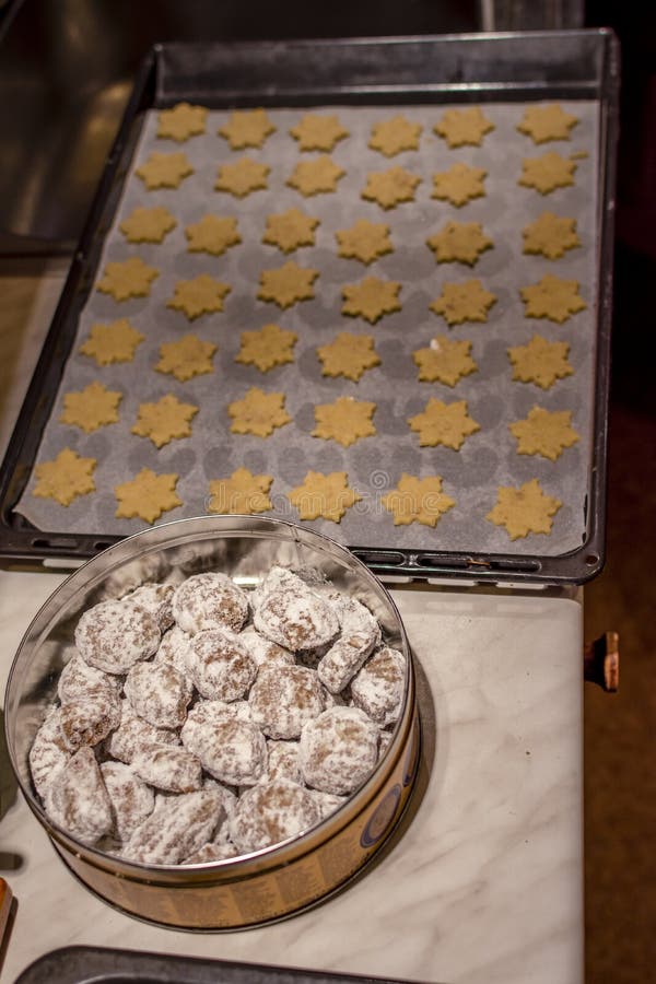 Home Baking Christmas Cookies. Stock Image - Image of celebration ...