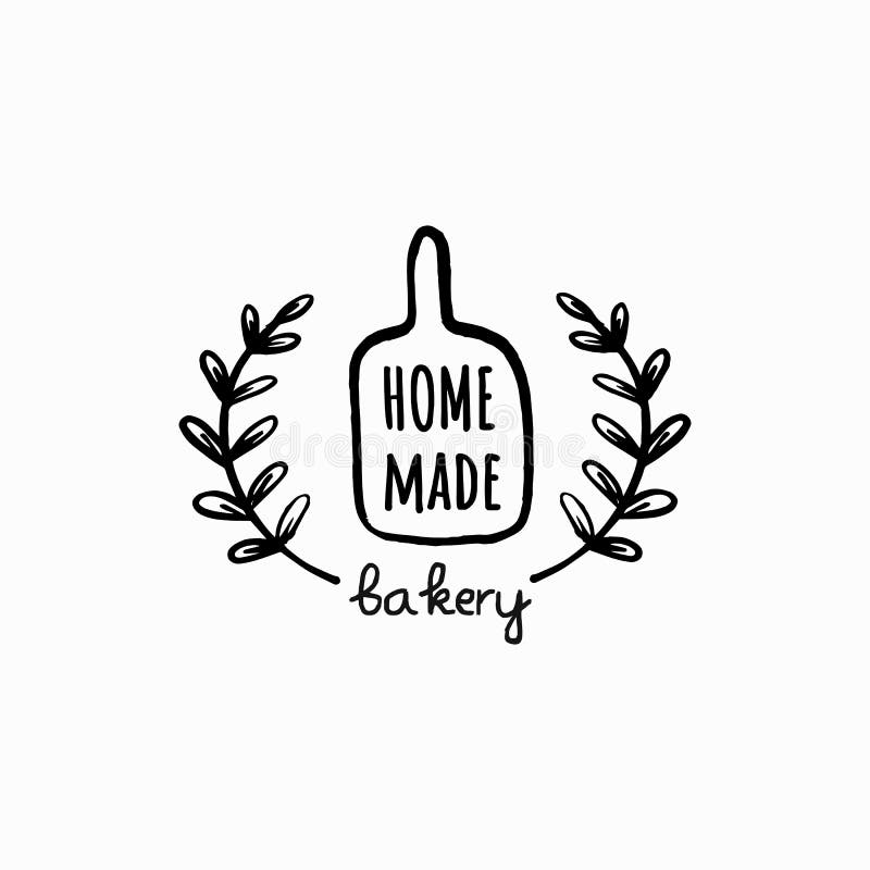 Home baking logo stock vector. Illustration of cake - 141244253