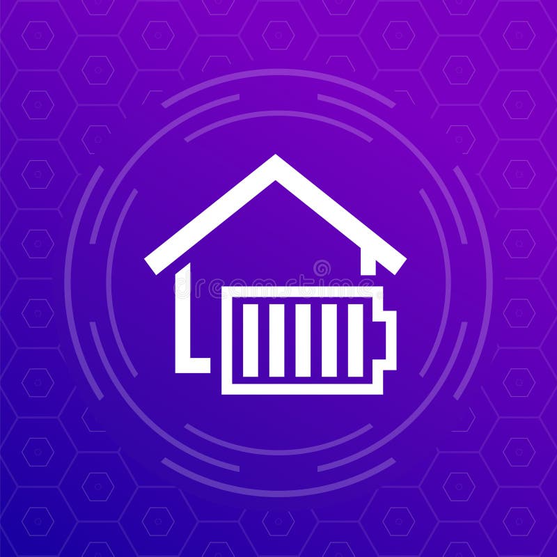 House Battery Electricity Storage System Stock Illustrations – 194 ...