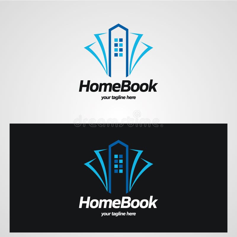 Open Book Home Realty Company Logo Stock Illustrations – 4 Open Book ...