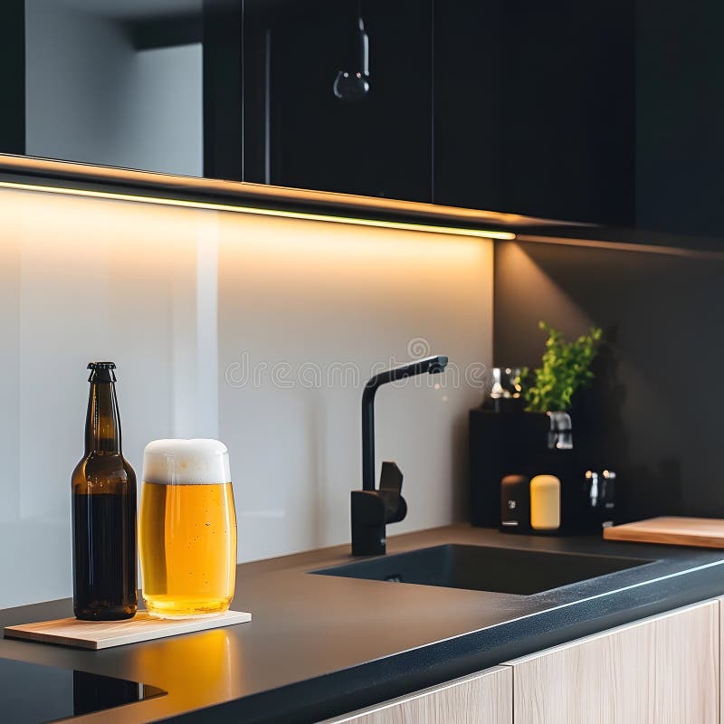 Home Brewing Beer Alcohol Beverage Drink Stock Illustration ...