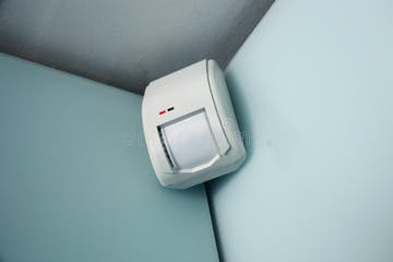 Home burglar alarm sensor stock photo. Image of electronics - 22185210
