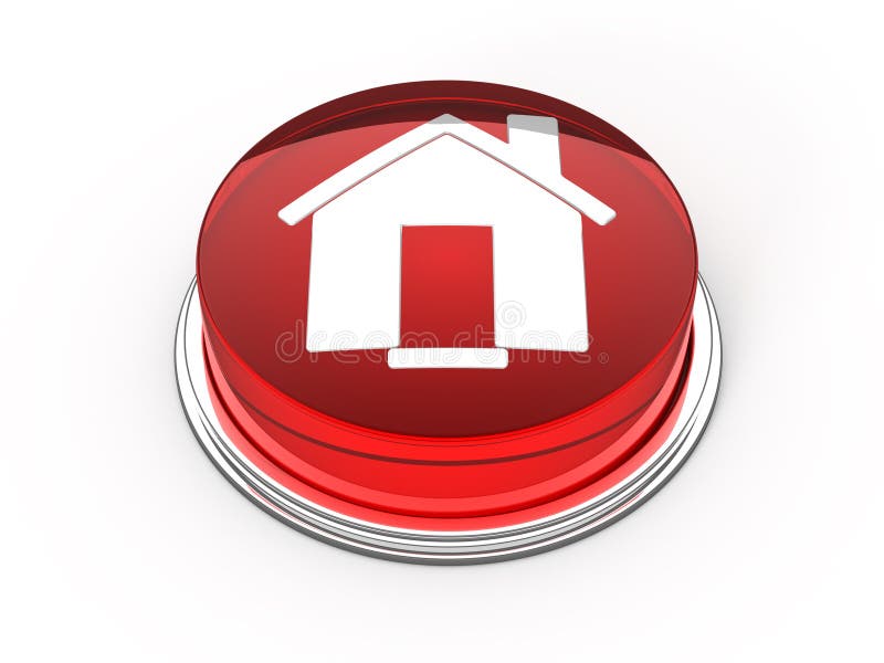 Home button stock illustration. Illustration of icon - 10834362