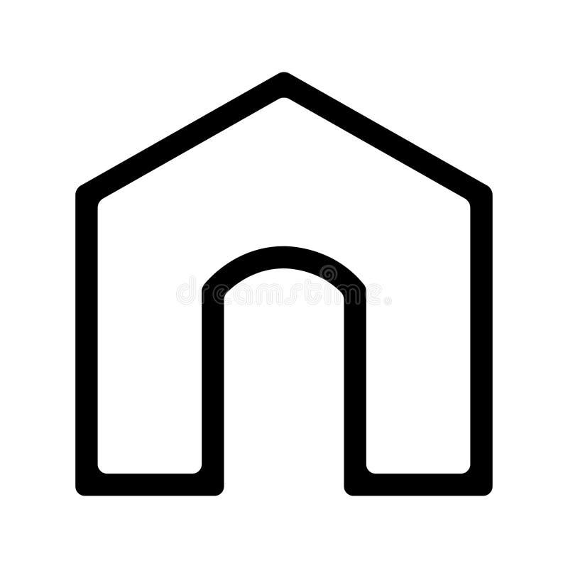 Home button icon design stock vector. Illustration of city - 213910414