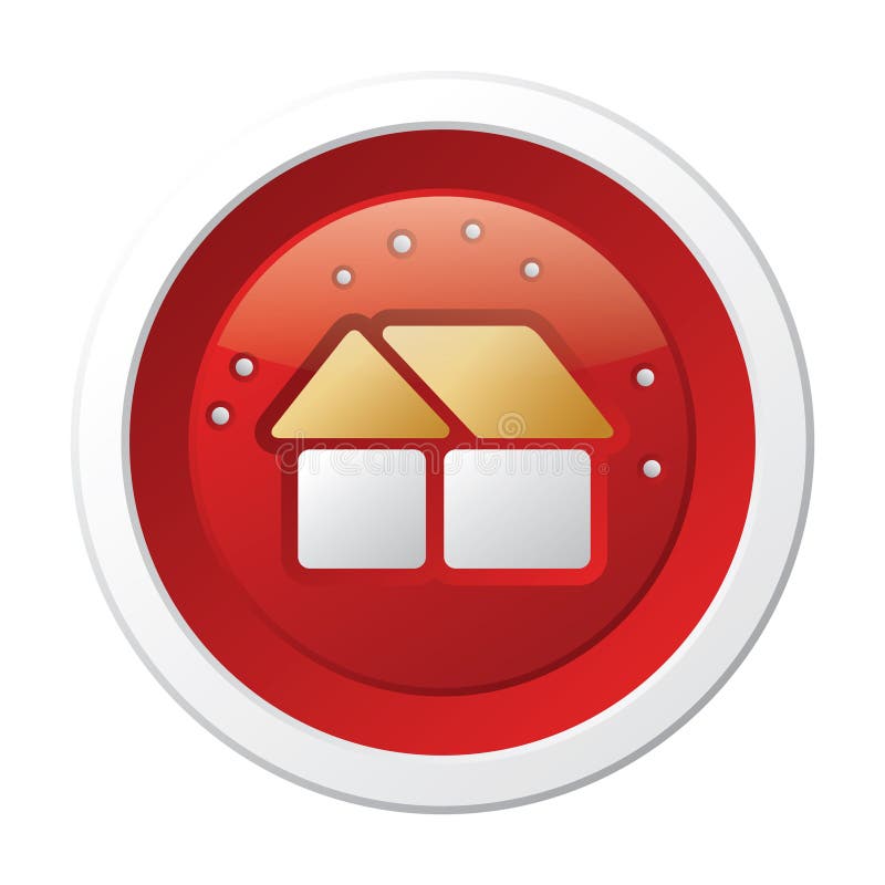 Home Button. Vector Illustration Decorative Design Stock Vector ...