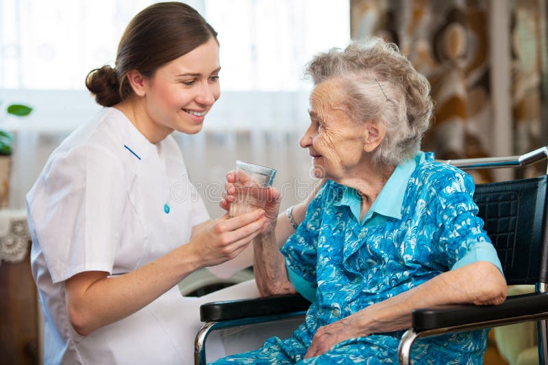 Home care stock image. Image of indoors, aging, sitting - 28453367