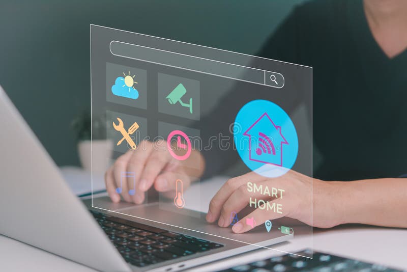 Home Care Assistant Technology, Digital Dashboard Smart Home Control ...