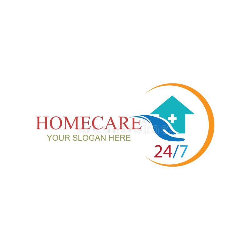 Home Care Logo Template, Medical Home Logo Stock Vector - Illustration ...