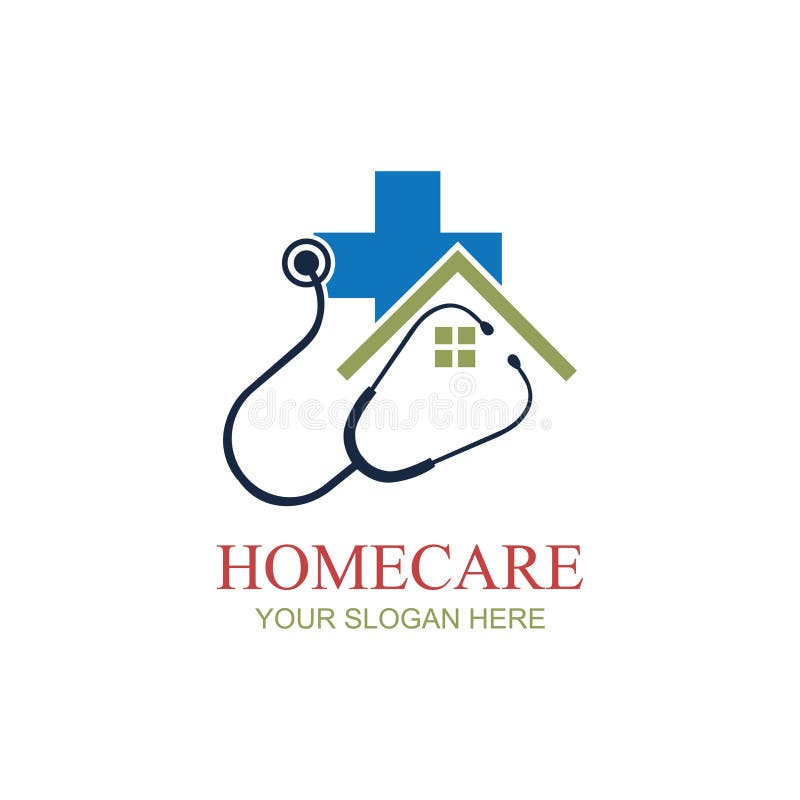 Home Care Logo Template, Medical Home Logo Stock Vector - Illustration ...