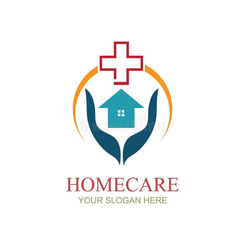 Home Care Logo Template, Medical Home Logo Stock Vector - Illustration ...