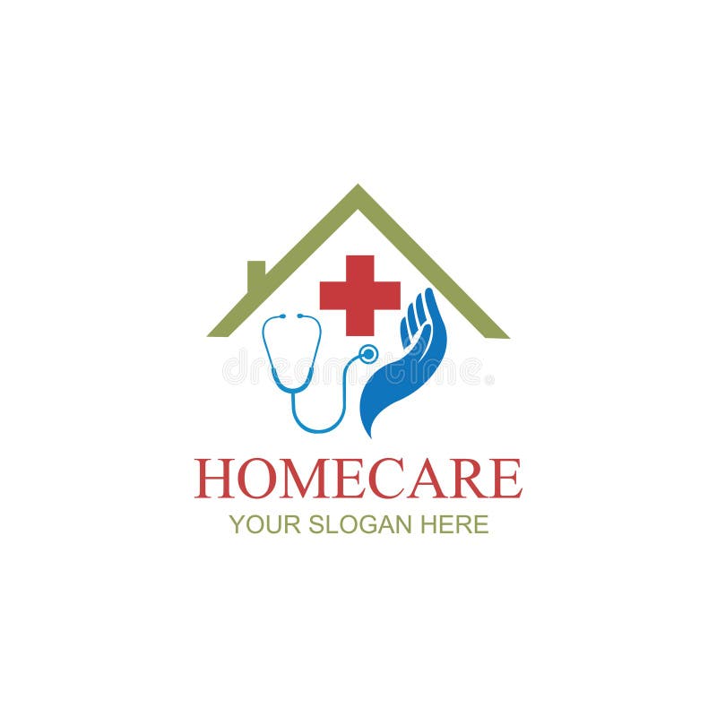 Home Care Logo Template, Medical Home Logo Stock Vector - Illustration ...