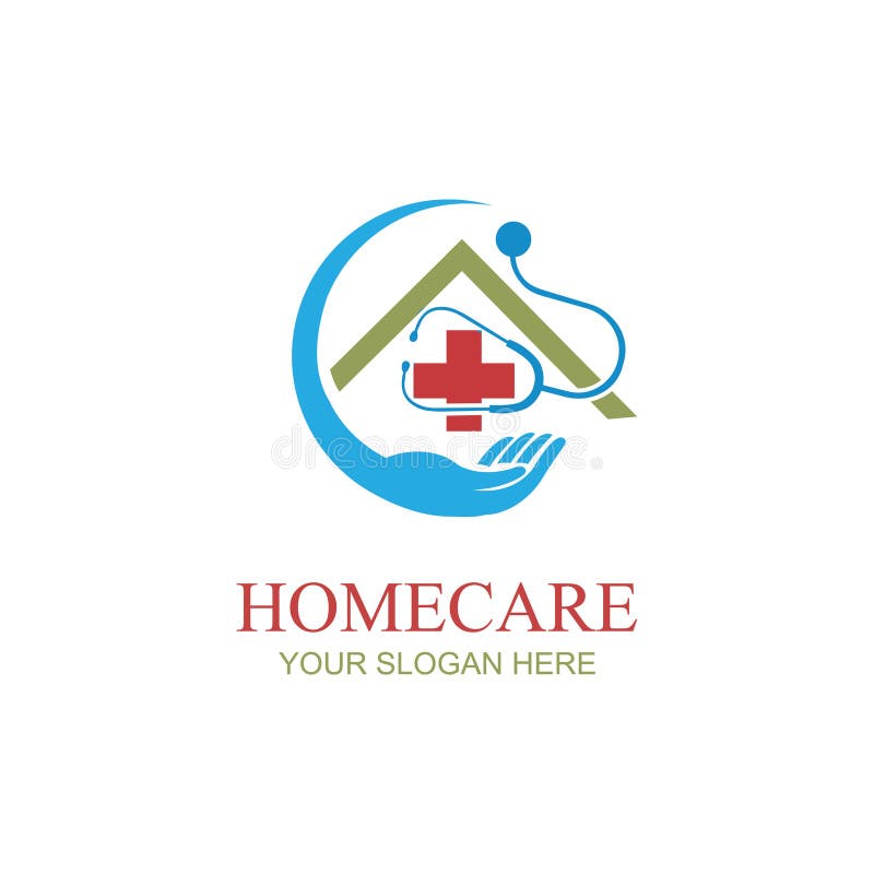 Home Care Logo Template, Medical Home Logo Stock Vector - Illustration ...