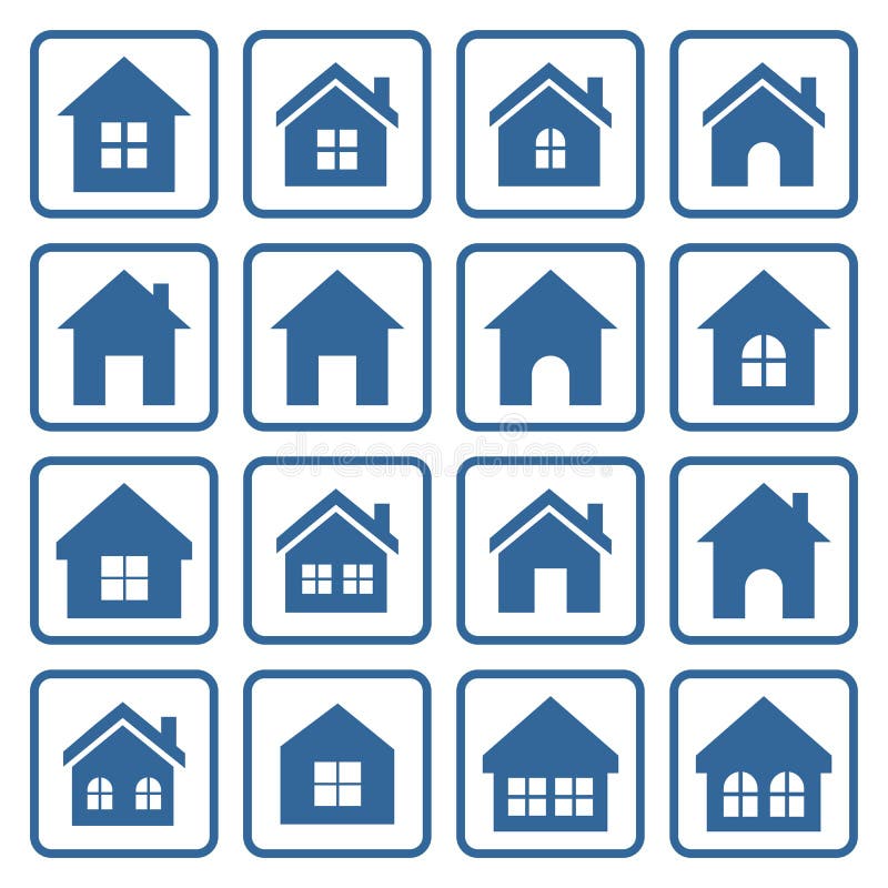 Home Icon Vector Design Symbol Stock Vector - Illustration of design ...