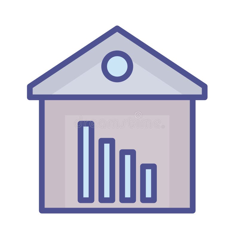 Home Chart Isolated Vector Icon Which Can Easily Modify or Edit Stock ...