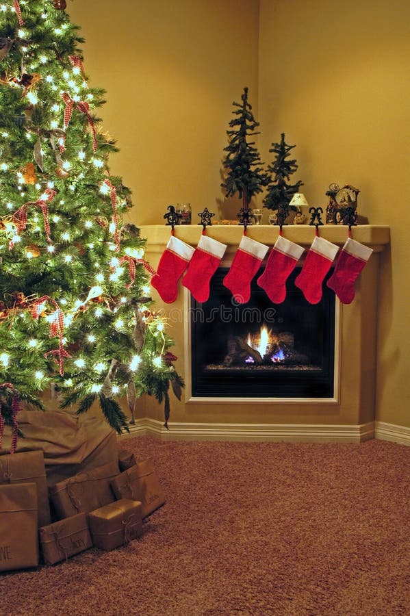 Home for christmas stock photo. Image of warm, room, family - 1723714