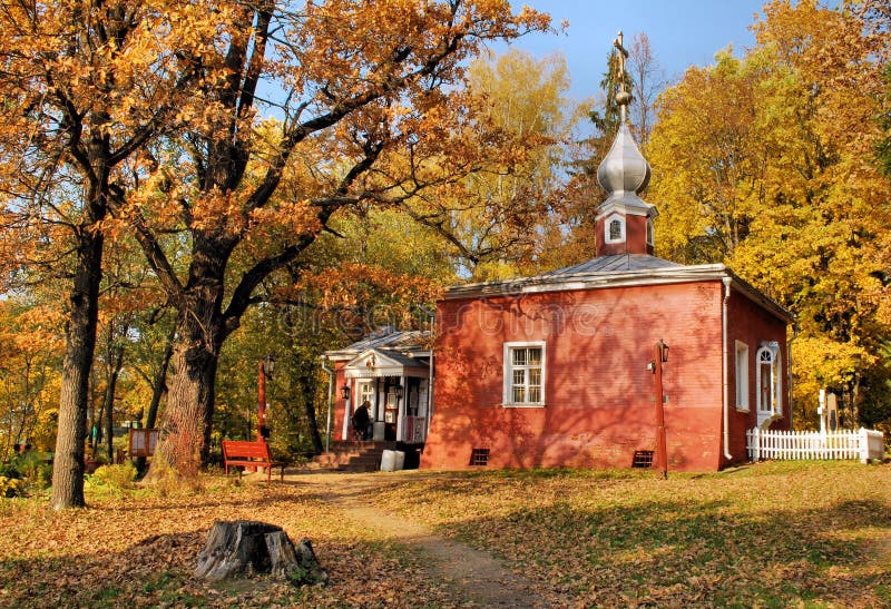 Home Church stock photo. Image of stump, church, autumn - 26869924
