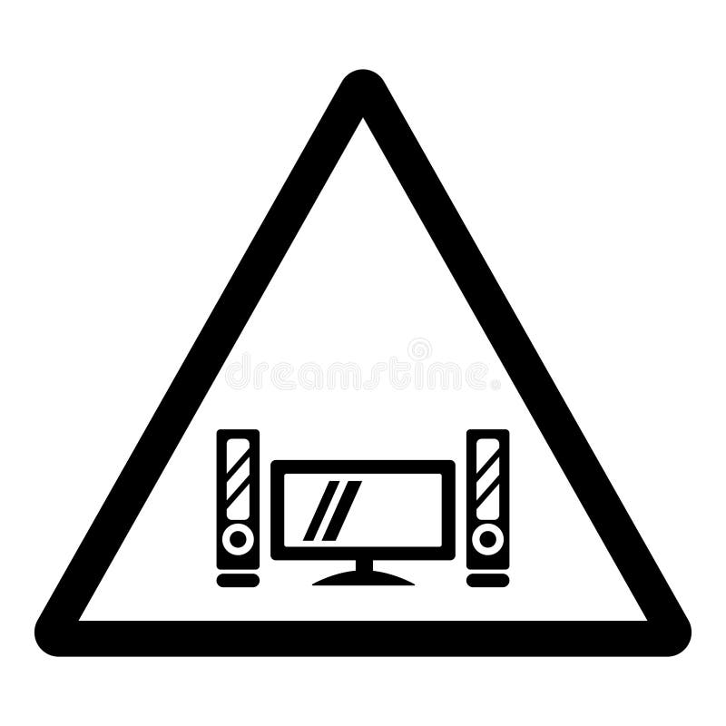 Home Cinema Symbol Sign,Vector Illustration, Isolate on White ...