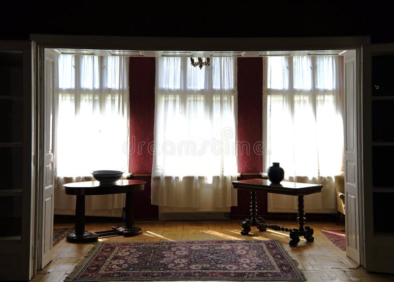 Home Classic Interior with the Light in the Window Stock Photo - Image ...