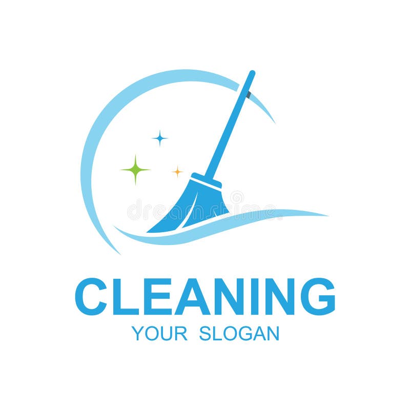 Home Cleaning Services Logo Design Vector Stock Vector - Illustration ...