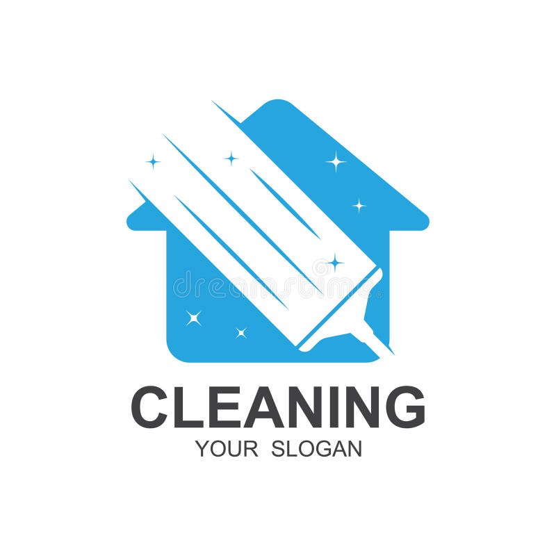 Home Cleaning Services Logo Design Vector Stock Vector - Illustration ...