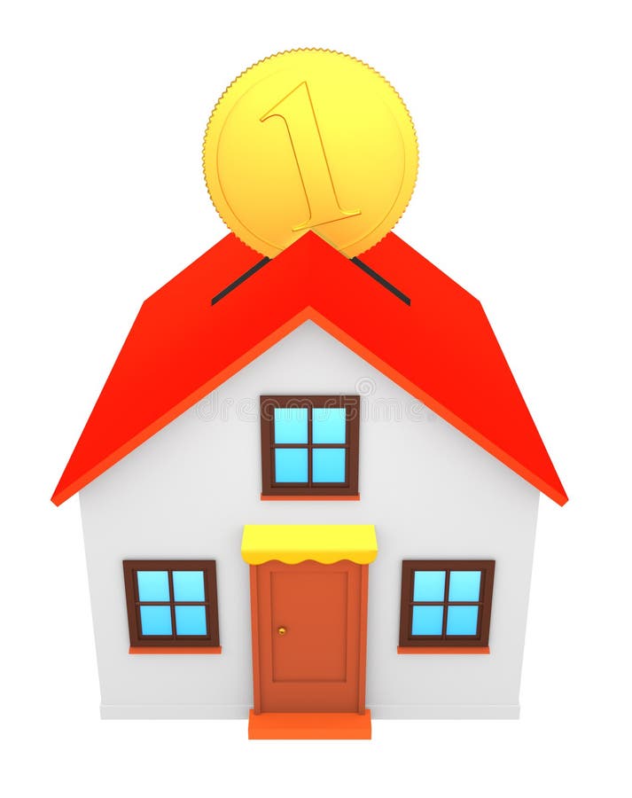 Home And Coin Picture. Image: 19409769