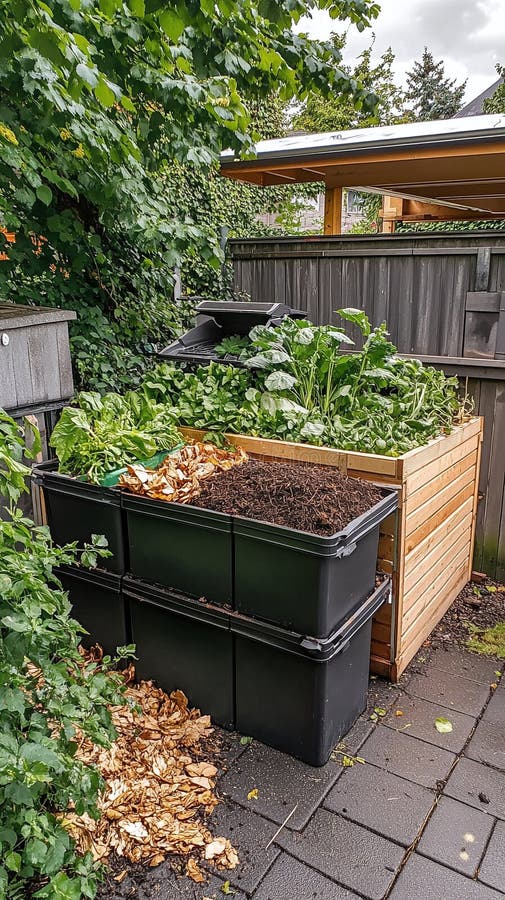 A Home Composting System with Separate Bins for Browns and Greens ...