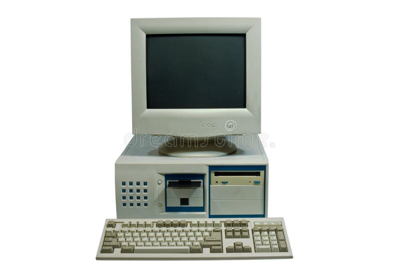 Home Computer Isolated stock image. Image of drive, desk - 1968463