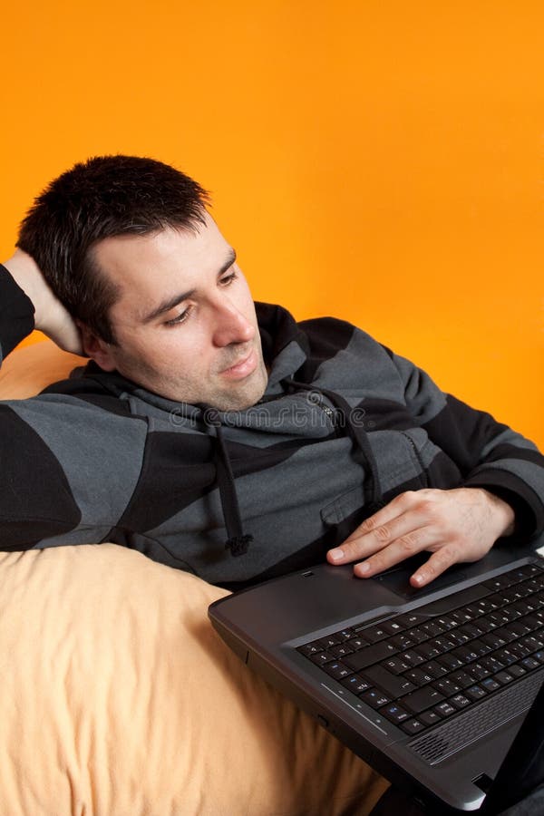 Computer at home stock image. Image of computer, education - 6730213