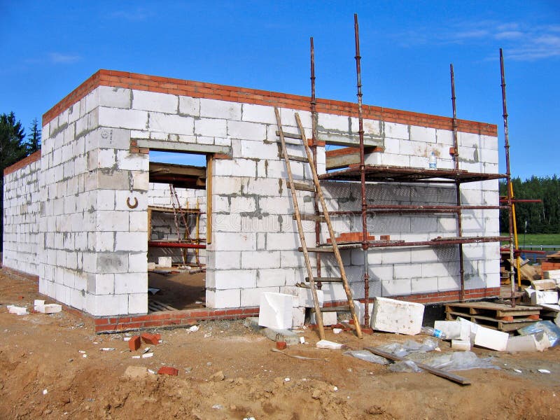 Home construction stock image. Image of estate, outdoor - 35967335