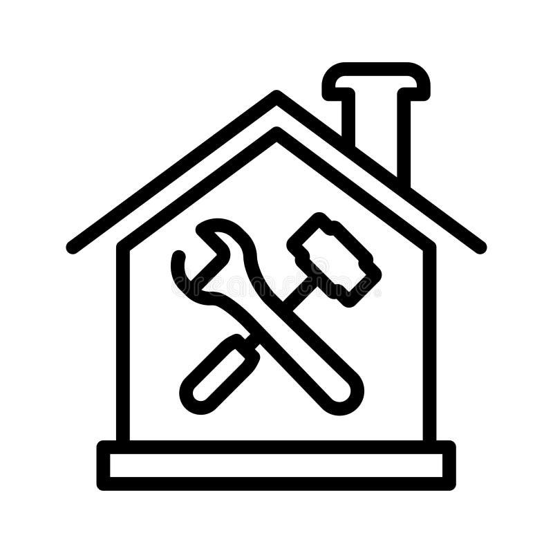 Home Construction Icon stock vector. Illustration of builder - 226189601