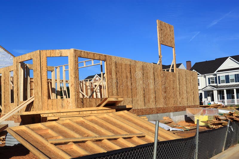 Home Construction Site stock image. Image of building - 20138197