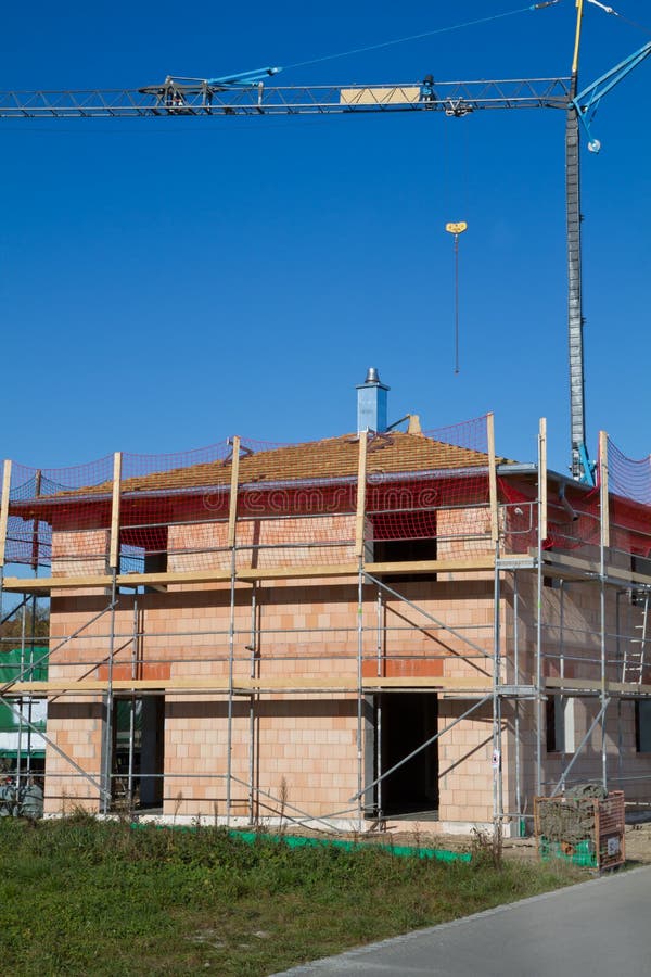 Home construction site stock image. Image of financing - 21970731