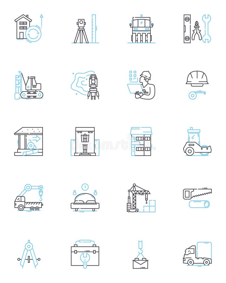 Home Construction Planning Icons Stock Illustrations – 342 Home ...