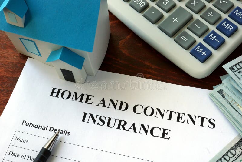 Home and Contents Insurance Stock Image - Image of savings, house: 91704077