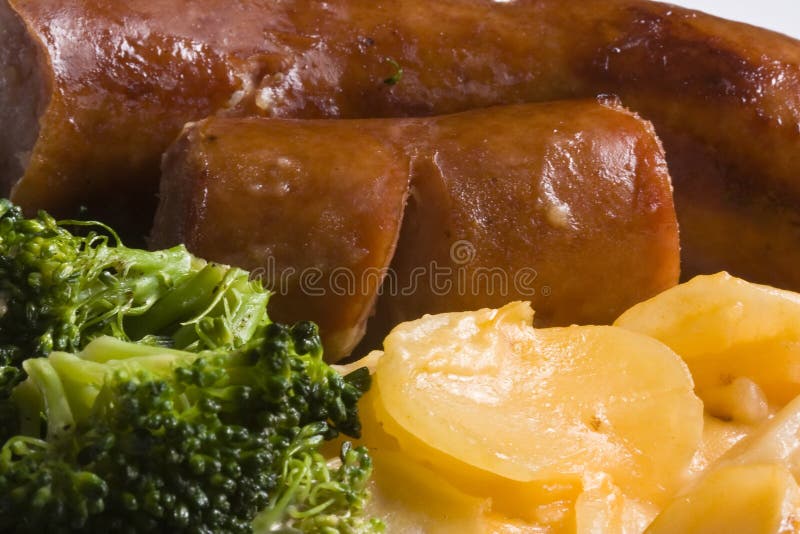 Home cooked meal stock image. Image of broccoli, green - 3779489