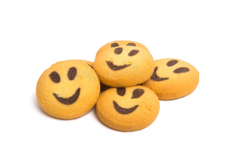 Smiley cookie stock image. Image of closeup, sweet, happy - 21505741