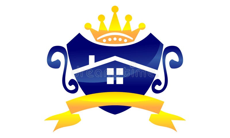 Home Crown Ribbon stock vector. Illustration of investment - 84473172