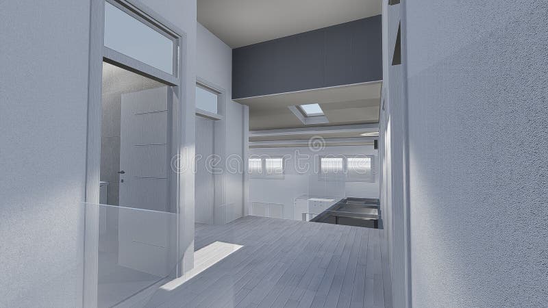 Home 3d design stock illustration. Illustration of indoor - 45360196