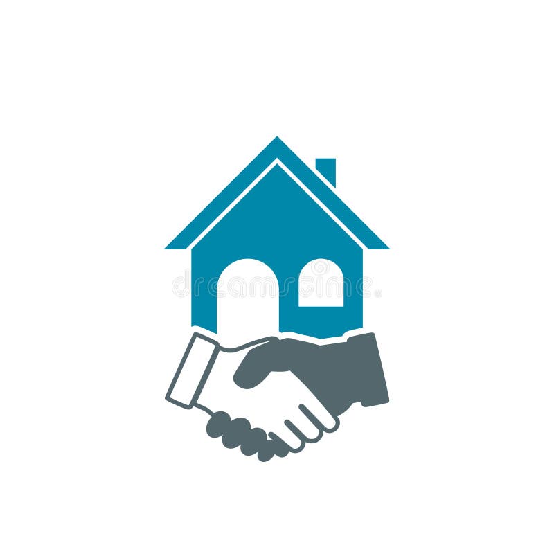 Home Deal Logo Design Isolated on White Background Stock Vector ...