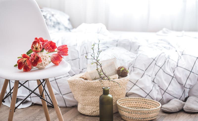 Home Decor Items in the Interior of the Room Stock Photo - Image of ...