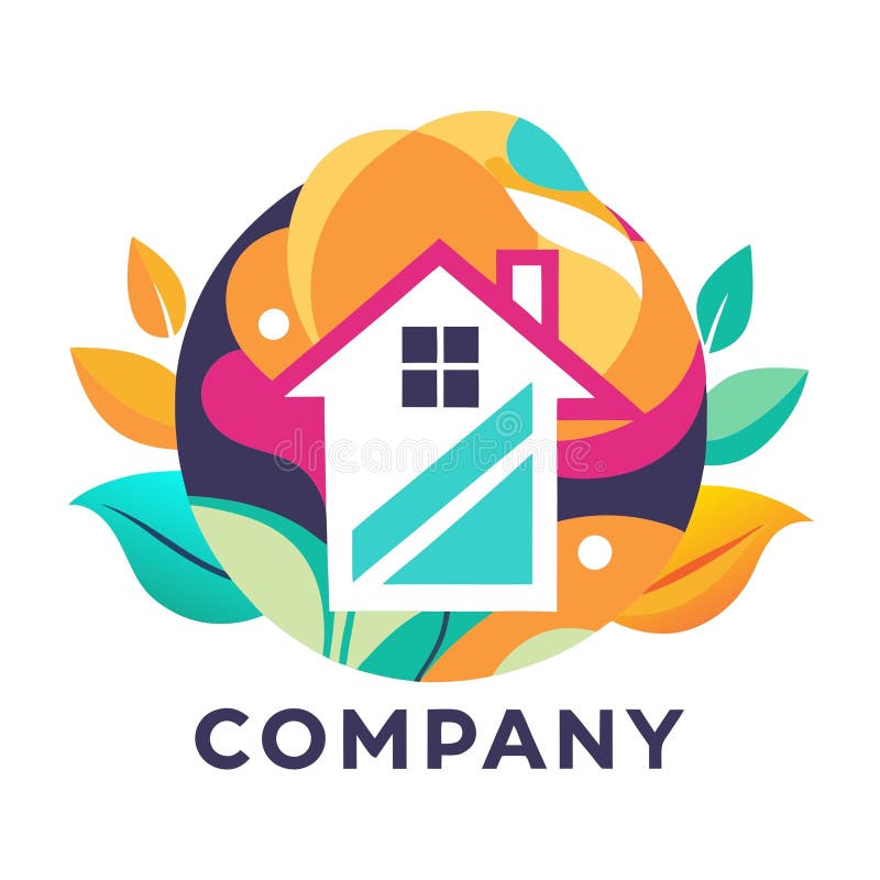 Home Decor Logo Design Vector Template Stock Illustration ...