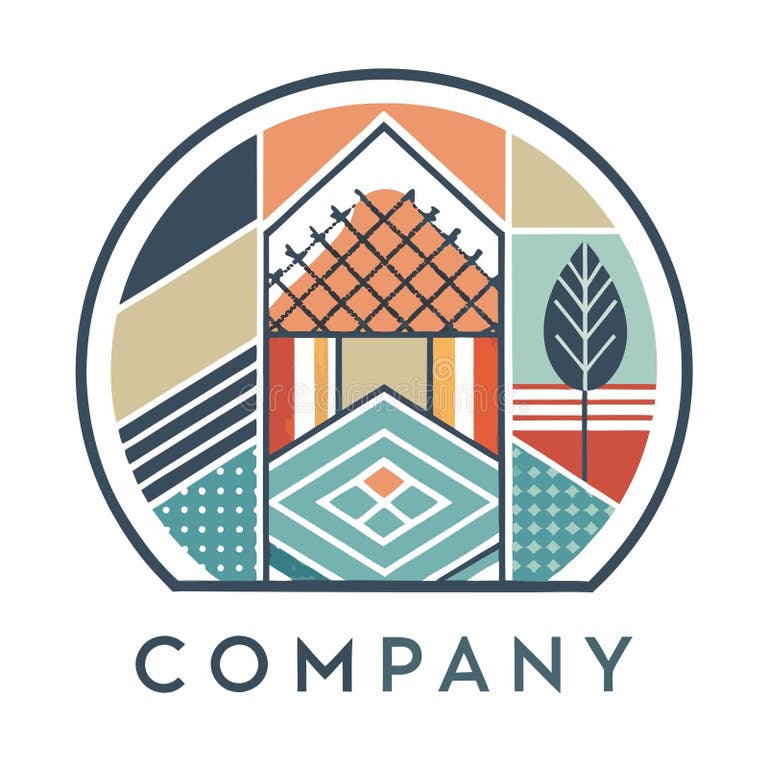 Home Decor Logo Design Vector Template Stock Illustration ...