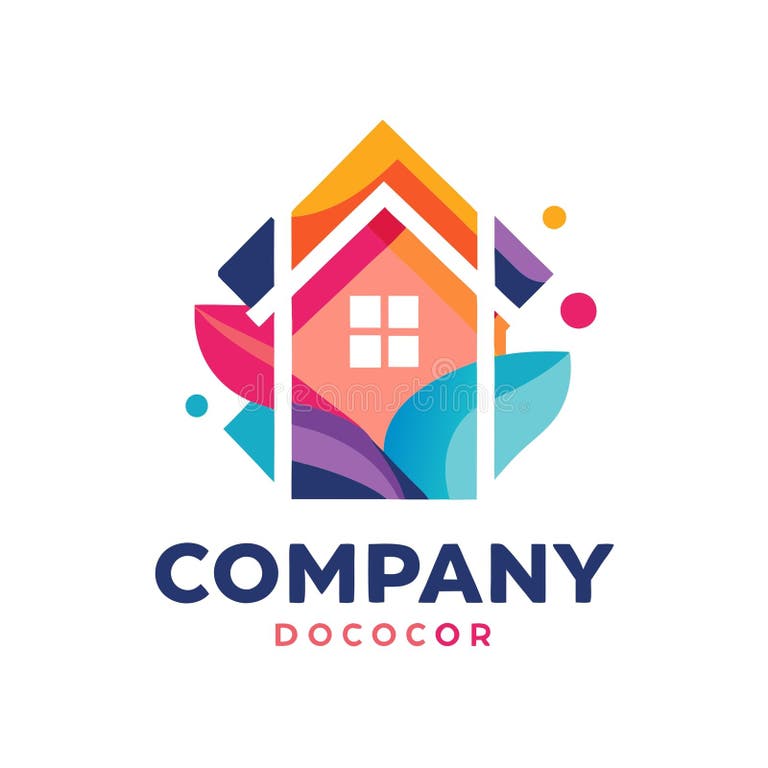 Home Decor Logo Design Vector Template Stock Illustration ...