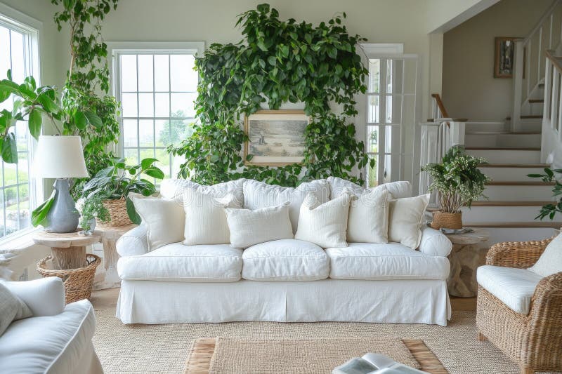 Home Decorated Spring Fresh Inviting Design Theme Stock Photos - Free ...