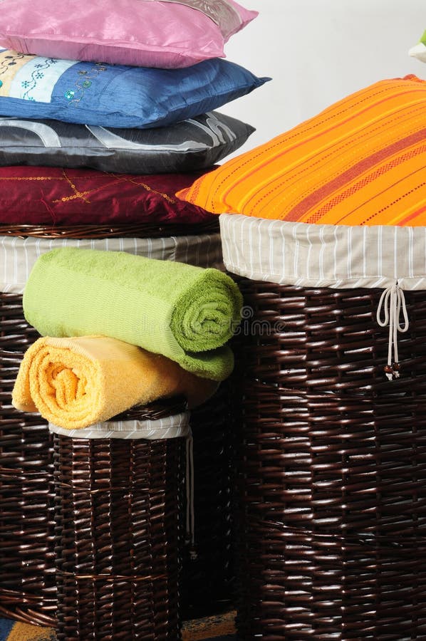 Home decoration objects stock image. Image of lines, basket - 12237107