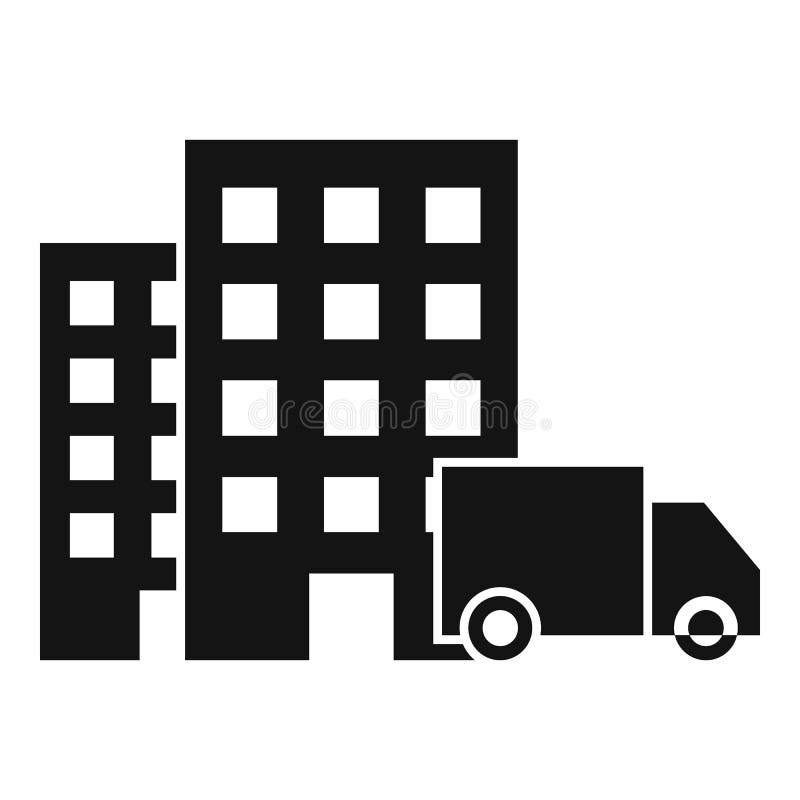 Home Delivery Icon, Simple Style Stock Vector - Illustration of ...